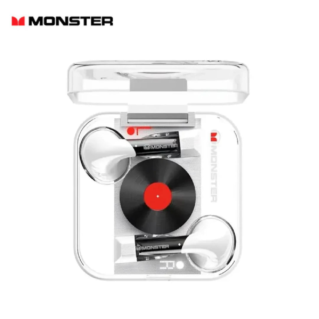AUDIFONOS MONSTER GAMING AIRMARS XKT01 BLUETOOTH BLANCO - IN EAR